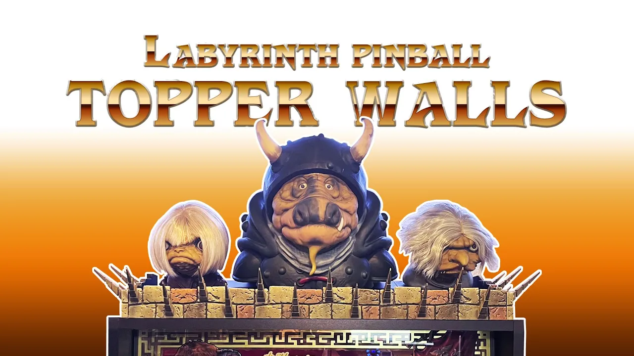 Labyrinth Pinball Topper Walls - Portfolio of Brady Sammons